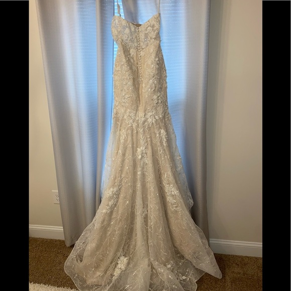 allison Webb | Dresses | Allison Webb Ivory Evie Floral Lace Wedding ...